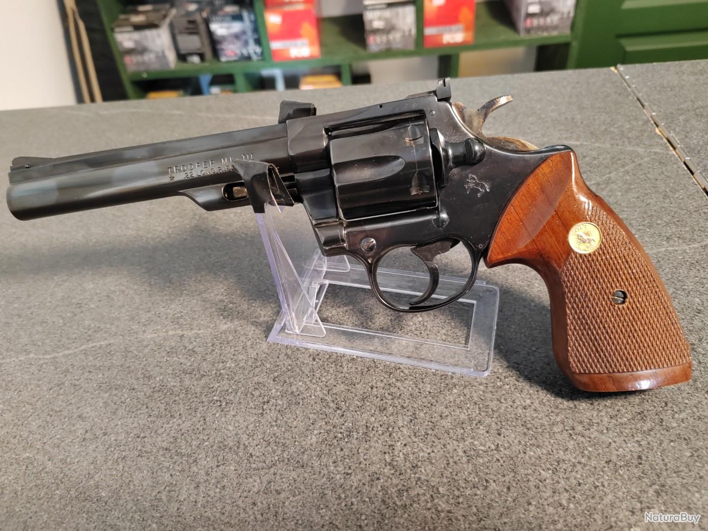 Colt trooper MK3 22Lr - Revolvers de Catégorie B (13890877)