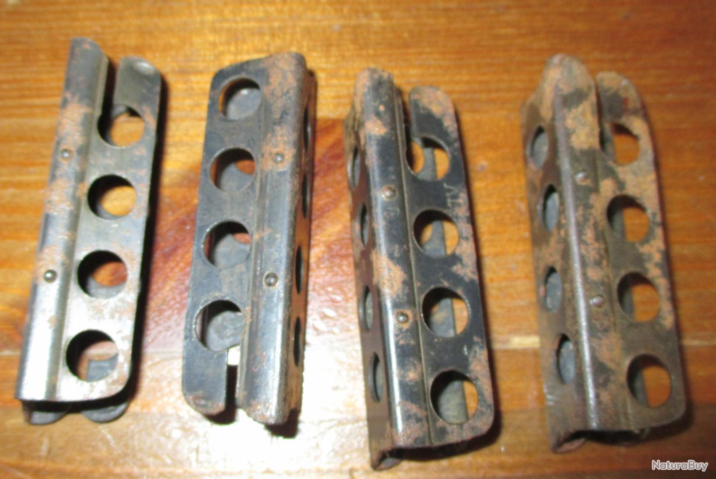 Lot de 4 clips pour Lee Enfield 303 British - Lames chargeur (13891336)