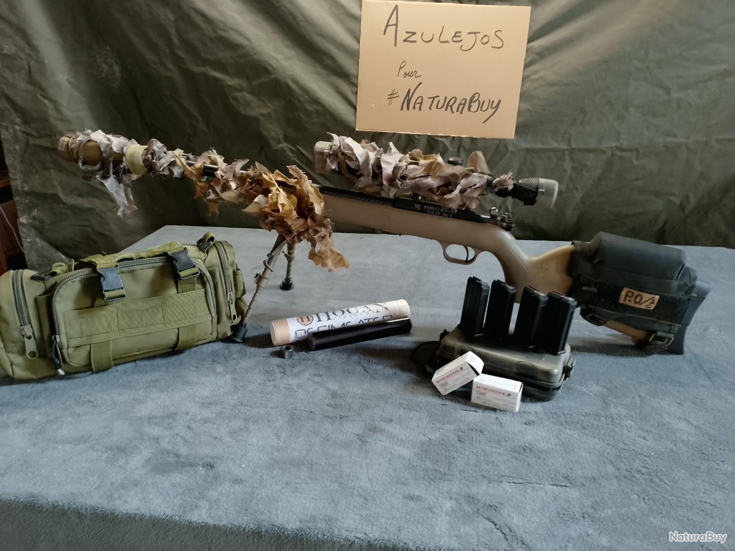 Carabine 22 LR Webley Scott Xocet Carbone Tactique Custom cat C ...