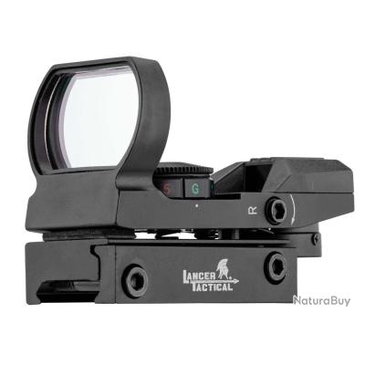 Point rouge métal Reflex 4 réticules rouge / vert - Points rouges ...