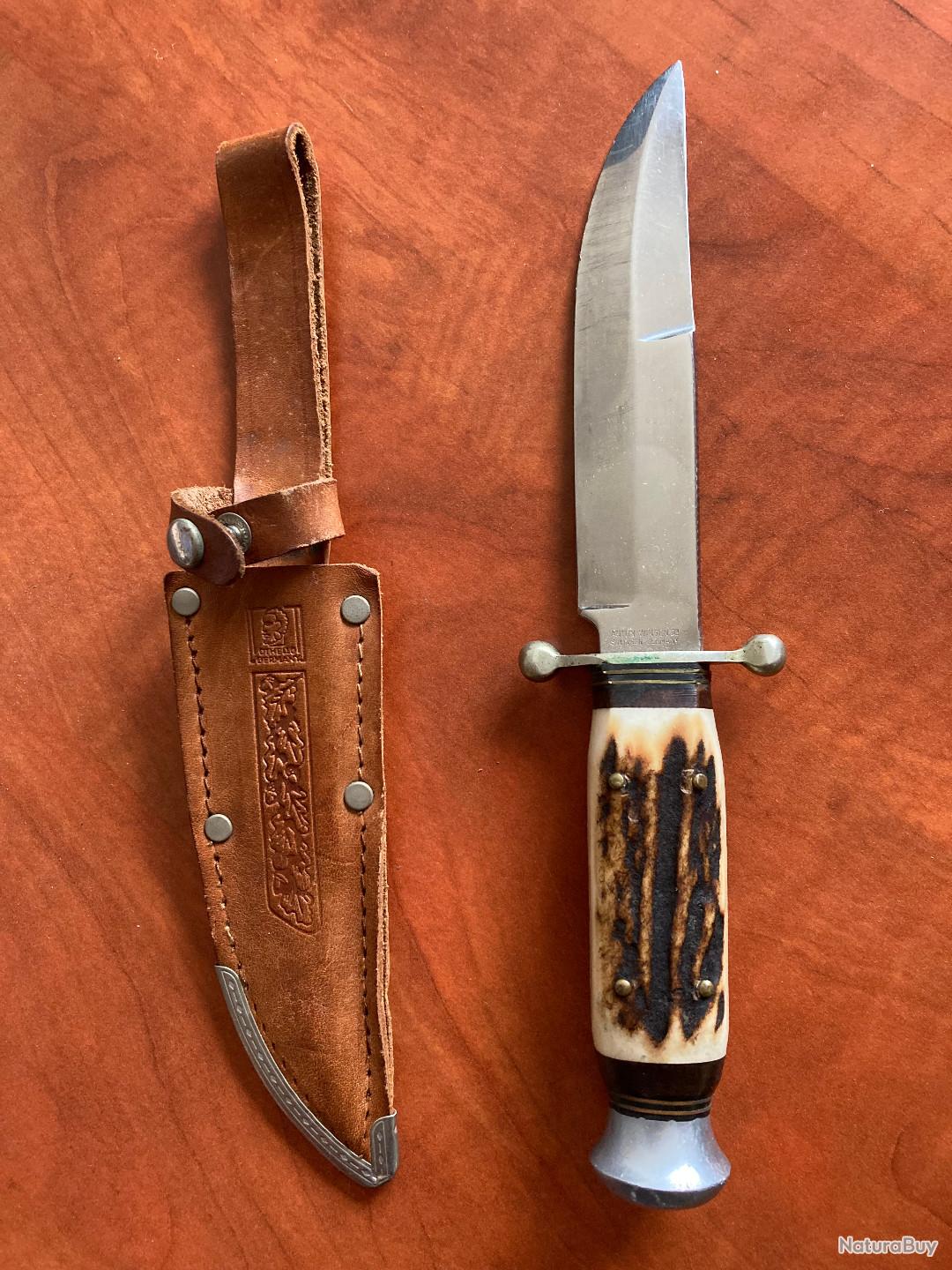 Couteau de chasse Othello - Anton Wingen Jr - Solingen Germany et son ...