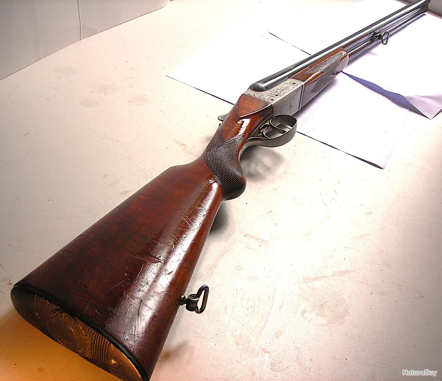 Beau fusil juxtapose HELICE de GAUCHER St Etienne cal 16 - Fusils ...