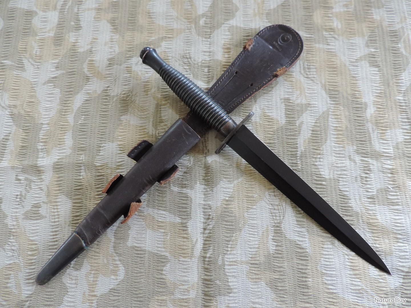Dague Fairbairn & Sykes 3th pattern, originale GB WW2. - Couteaux et ...