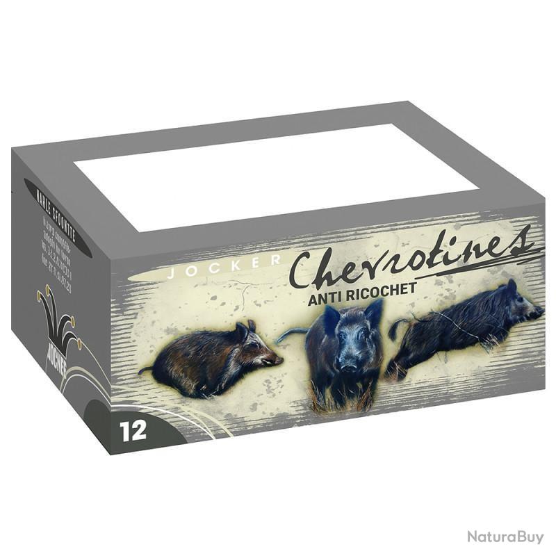 CARTOUCHES JOCKER CHEVROTINES ANTI-RICOCHET boite de 10 cartouches ...
