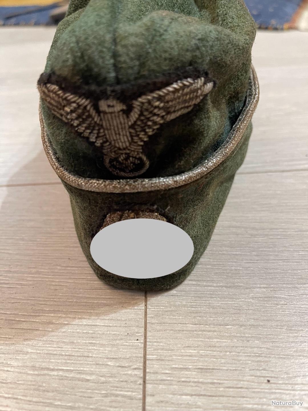 Un calot allemand M40 d'officier xx avec insigne précoce ww2 ...