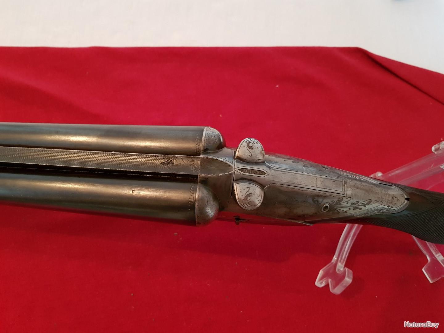 FUSIL TYPE DARNE CALIBRE 10 ARMURIER DE ST ETIENNE SOLEILHAC GUN DARNE ...