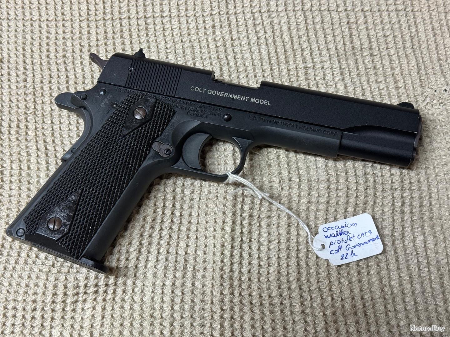 Occasion à prix cool ! Pistolet Colt Walther 1911 Colt Government - 22 ...