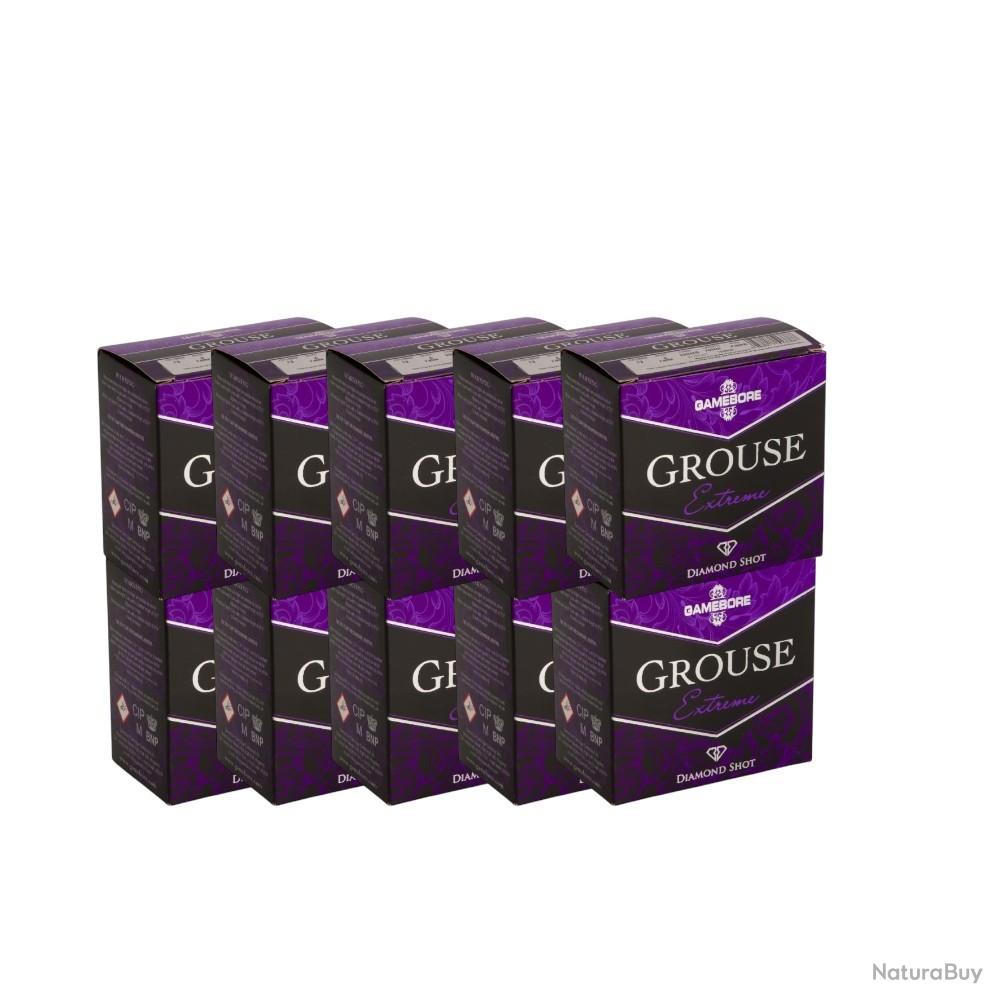 250 CARTOUCHES GAMEBORE GROUSE 12/70 33GR BG ( 10 BOITES DE 25 ...