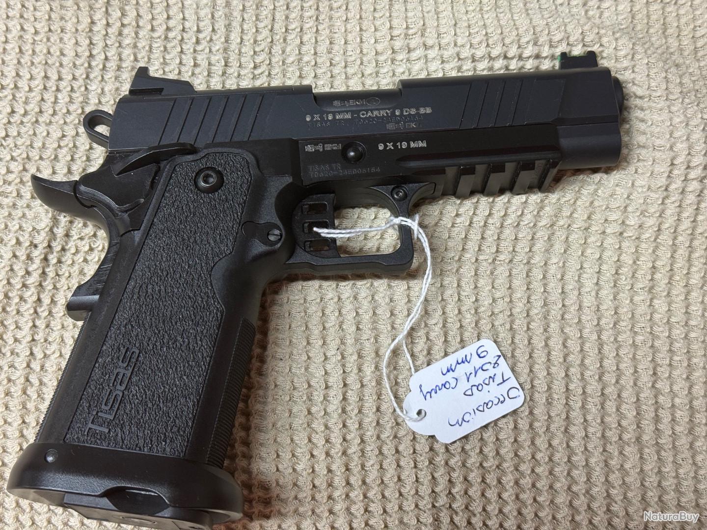 Folie de prix ! Occasion Pistolet Tisas Model 2011 Carry 9 DS Bull ...