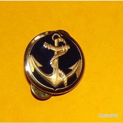 Insigne de col, TROUPES de MARINE, attache type PIN'S , FABRICANT ...