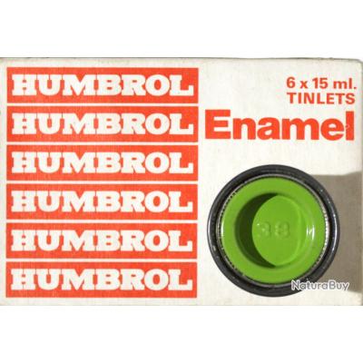Pot de peinture Humbrol - Enamel No 38 Lime - 1/2 Oz - Miniatures ...