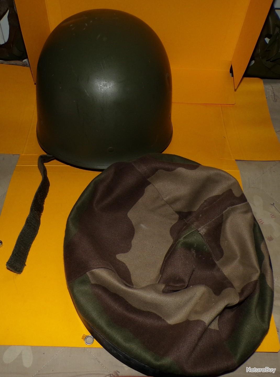 CASQUE MILITAIRE LOURD MODELE F1 DE L'ARMEE FRANCAISE DE LA PERIODE DE ...