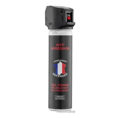 Aérosol GEL POIVRE ANTI-AGRESSION - 75 ml - Bombe lacrymogène à poivre ...
