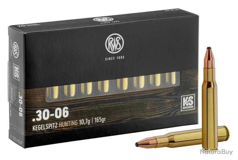 Balle de chasse RWS Cal. 30. 06 30-06 Spr Ogive UNI Classic 181 grains - Balles Calibre 30-06 ...