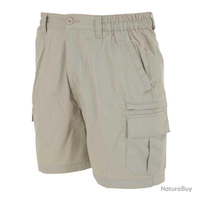 Short Valley beige cargo multi-poches - Bermudas et shorts Outdoor ...