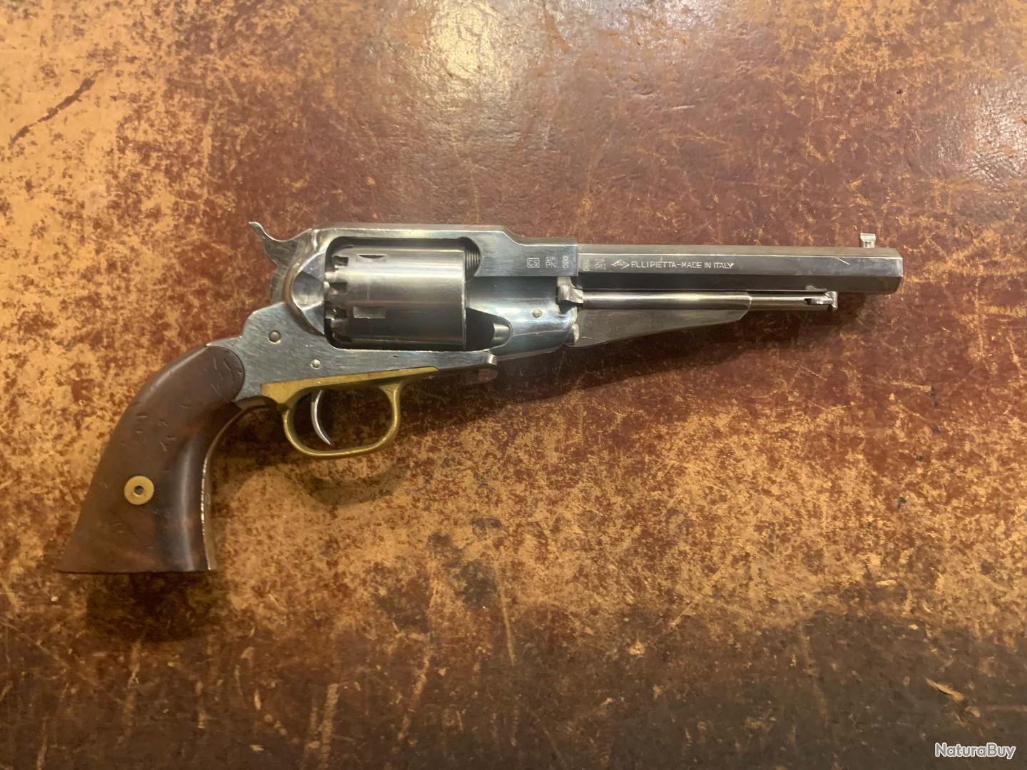 Revolver Pietta Remington Navy 36 inox - Revolvers à poudre noire (13941479)