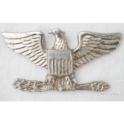 DDAY44 - authentique petit insigne US grade de colonel sans pointe ...