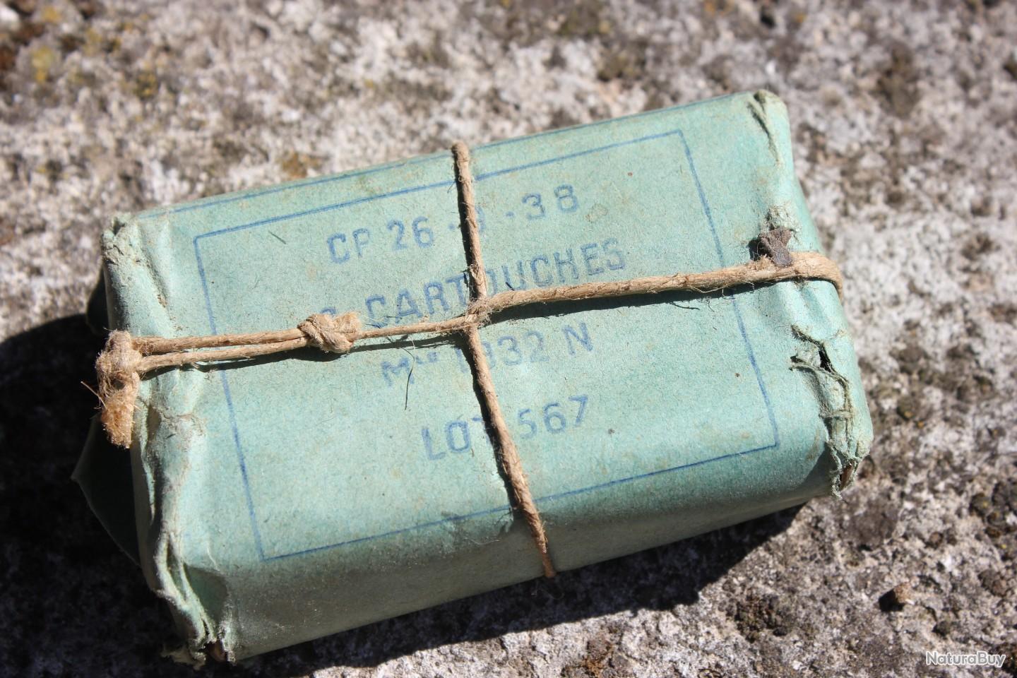 Paquet de 8 cartouches Lebel Mle 1886 - Munitions réglementaires ...