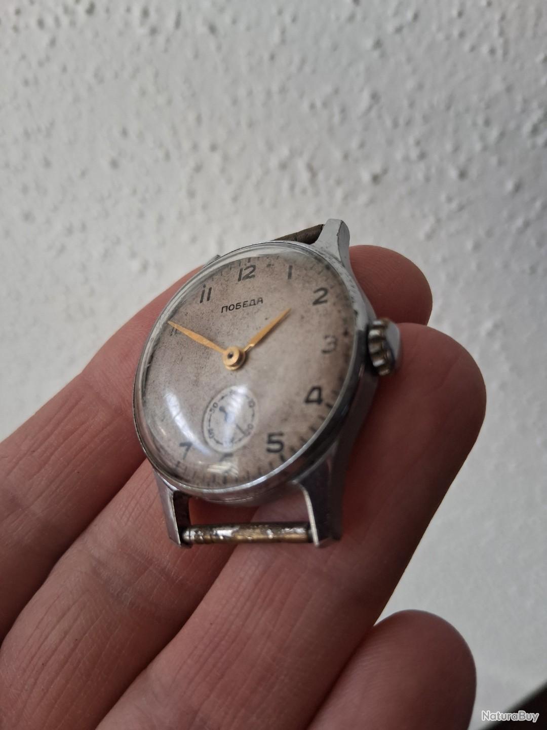 POBIEDA MONTRE MECANIQUE ANCIENNE MADE IN CCCP 1950/1960s - Horlogerie ...