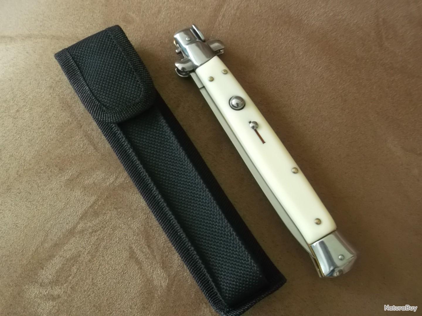 Couteau Italien à cran d arrêt Stiletto - Couteaux à ouverture assistée ...