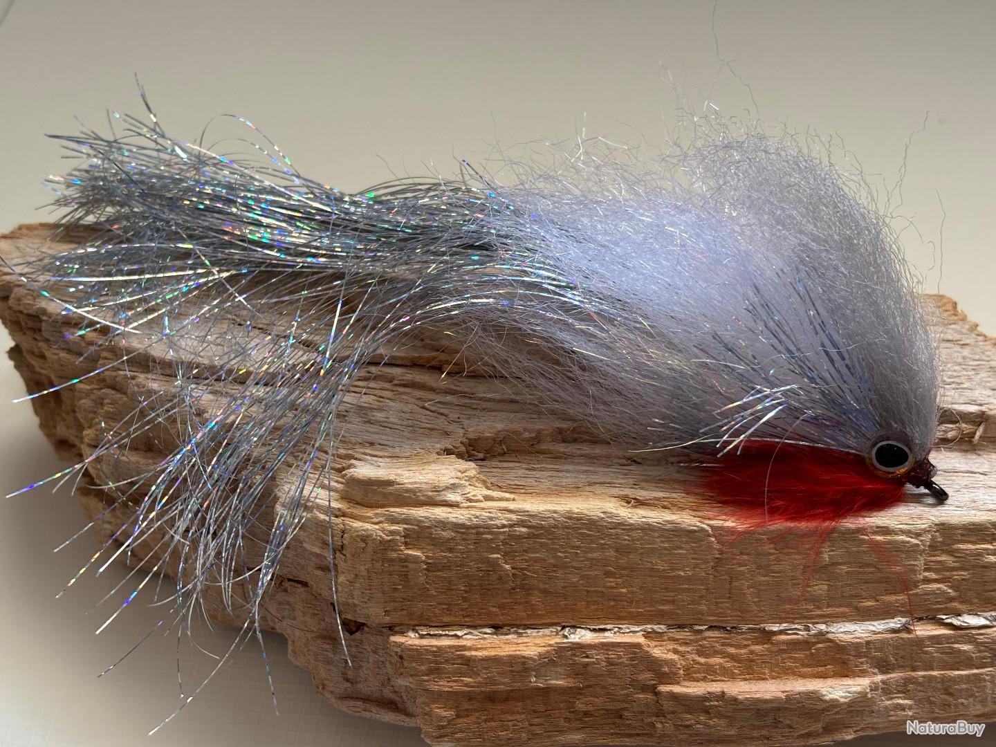 Mouche streamer Brochet silver grande taille - Mouches (13957310)