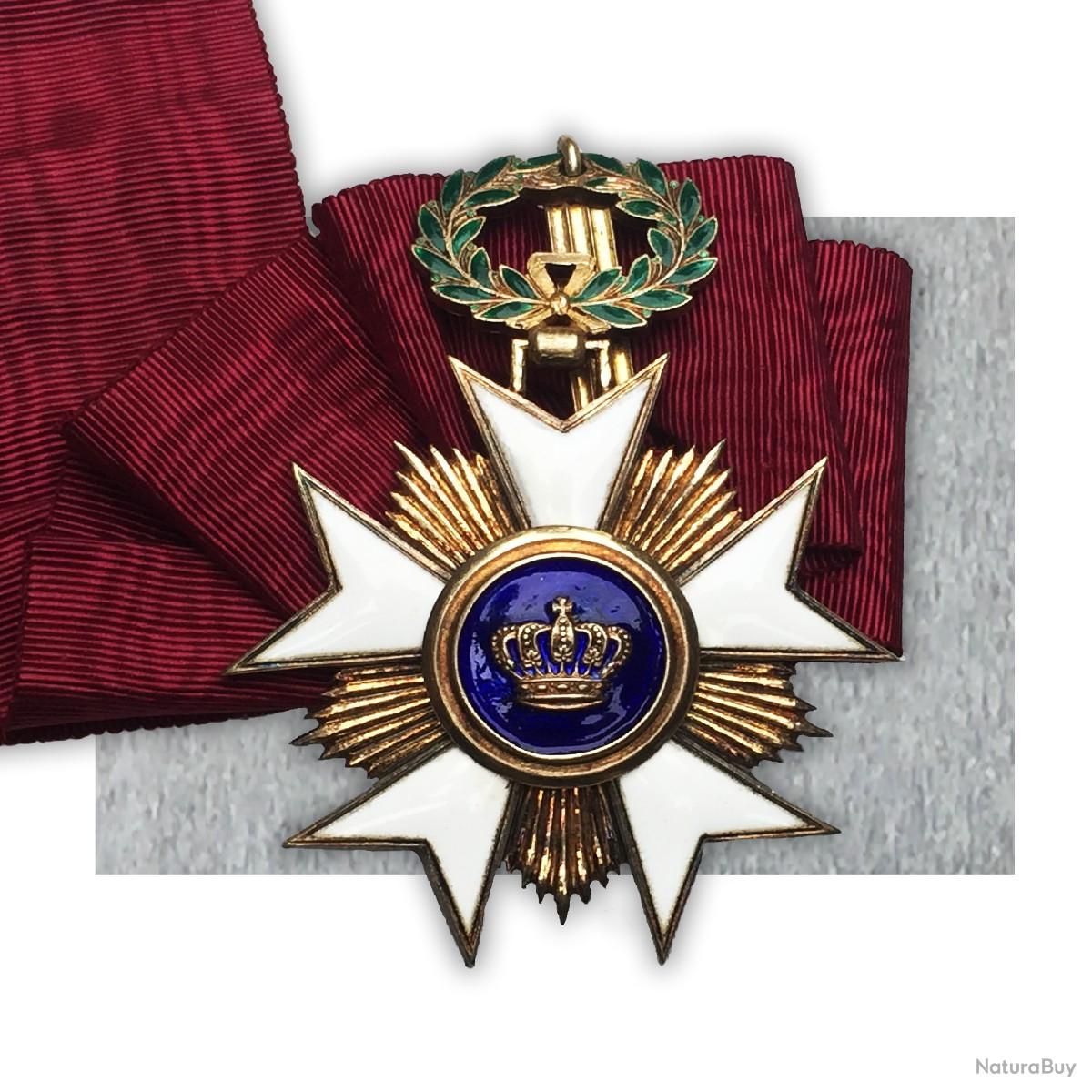 ABL : RARE & LUXUEUX ORDRE BIJOU ORDRE DE LA COURONNE COMMANDEUR ...