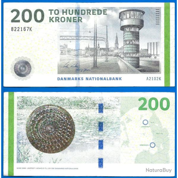 Danemark 200 Couronnes 2009 Denmark Kronor Kroner Billet Tour Europe ...