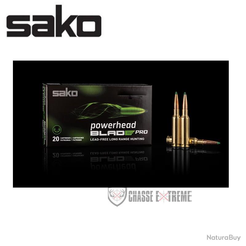 20 Munitions SAKO Powerhead Blade Pro Tec Cal 30-06 Sprg 162Gr - Balles ...