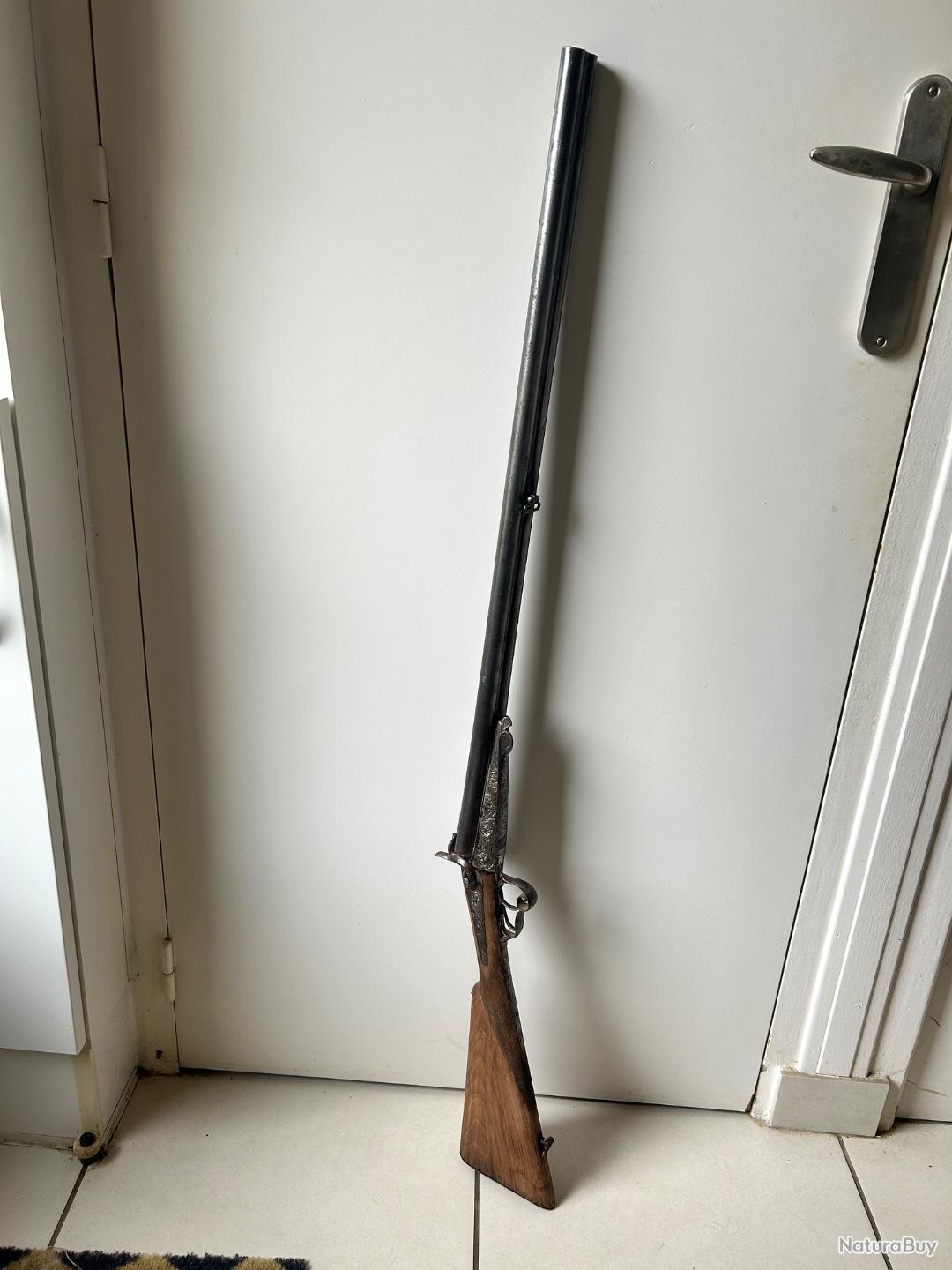 Fusil de chasse 2 canons à broches juxtaposés. - Fusils juxtaposés à ...