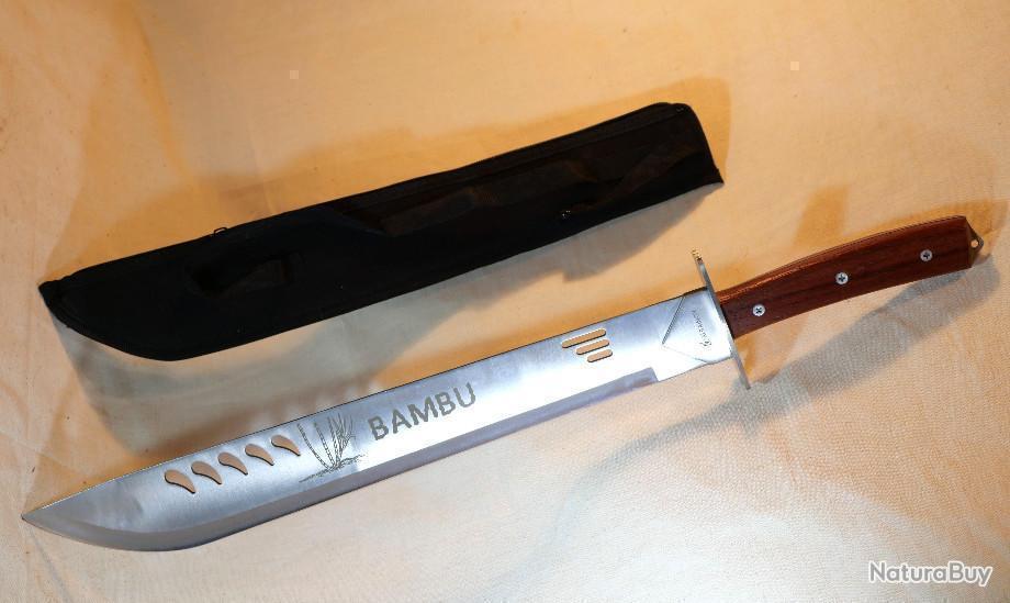 Grand couteau ou machette ZOMBIE - BAMBU Albainox - ref EBR24FAD009 ...