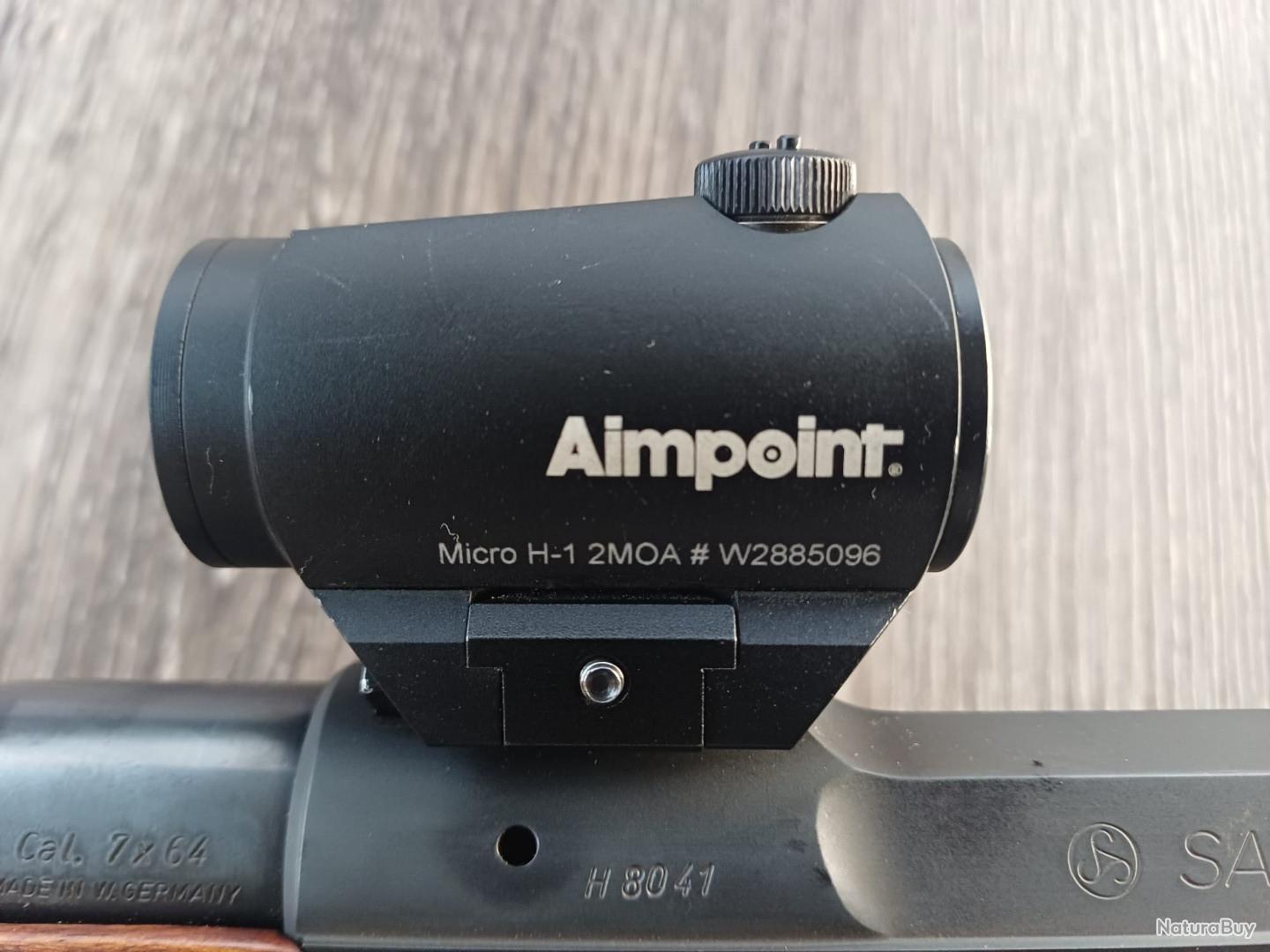 Aimpoint MICRO H-1 avec montage et bonnettes d'origine X2 - Points ...