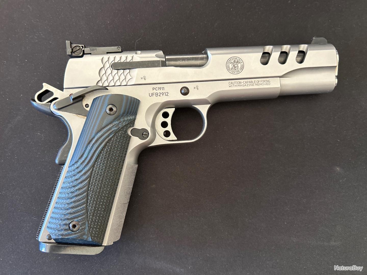 Pistolet Smith and Wesson 1911 Custom PC - 45 ACP - Pistolets de ...