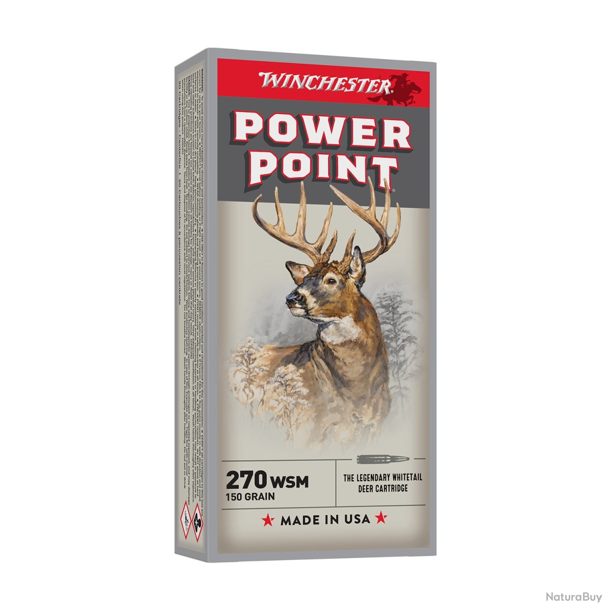 Wahoo ! Balles Winchester Power Point - Cal. 270 WSM - 270 WSM / Par 5 ...