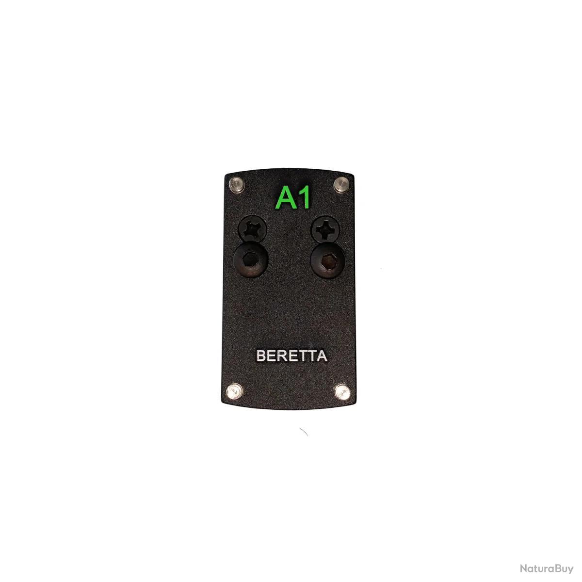 Plaque adaptateur Professor-Optiken pour point rouge 1x17x24 Beretta 92 - Colliers pour montage ...