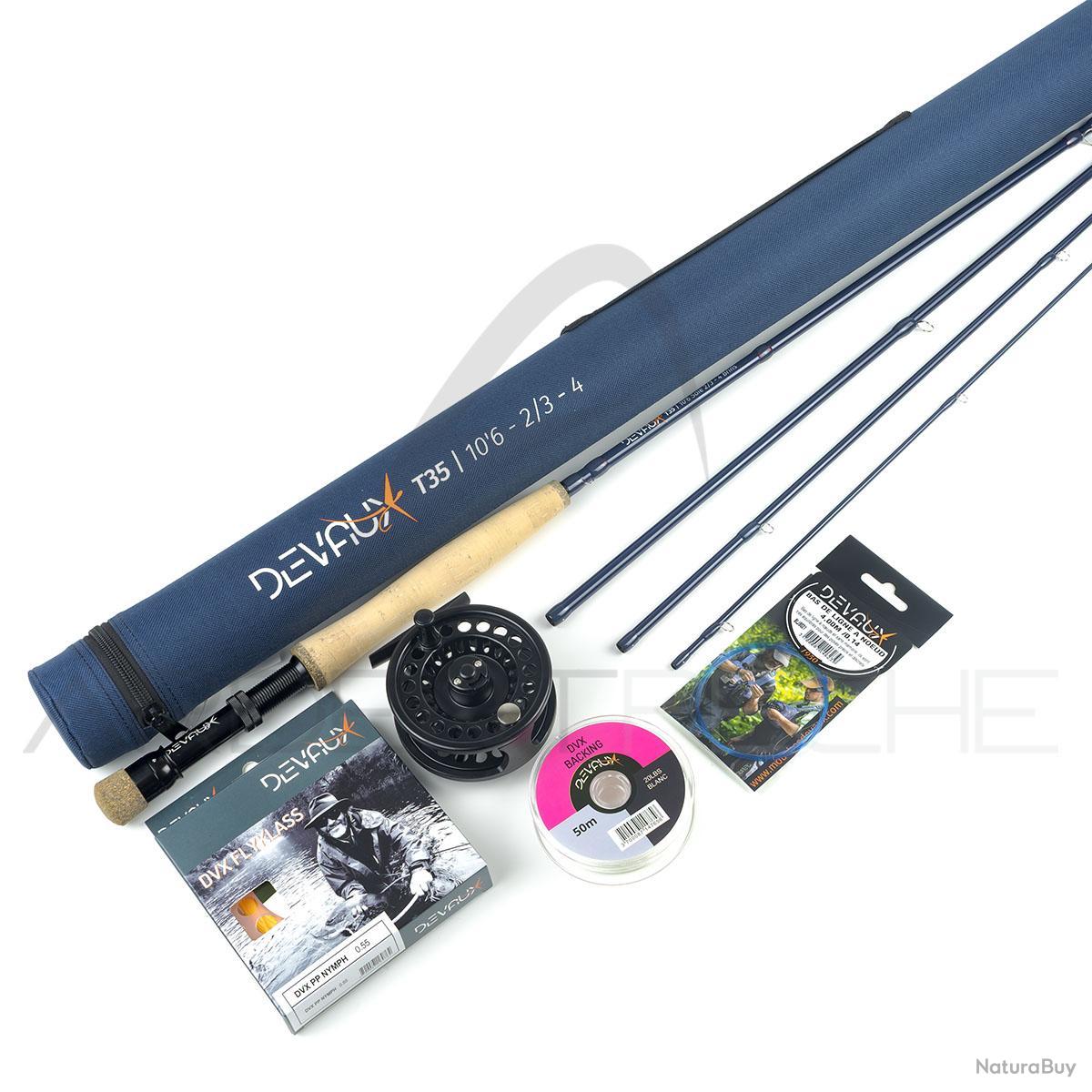 Pack Canne à mouche DEVAUX T35 Nymphe 10'6 soie 2/3 - Ensembles Mouche (13985095)