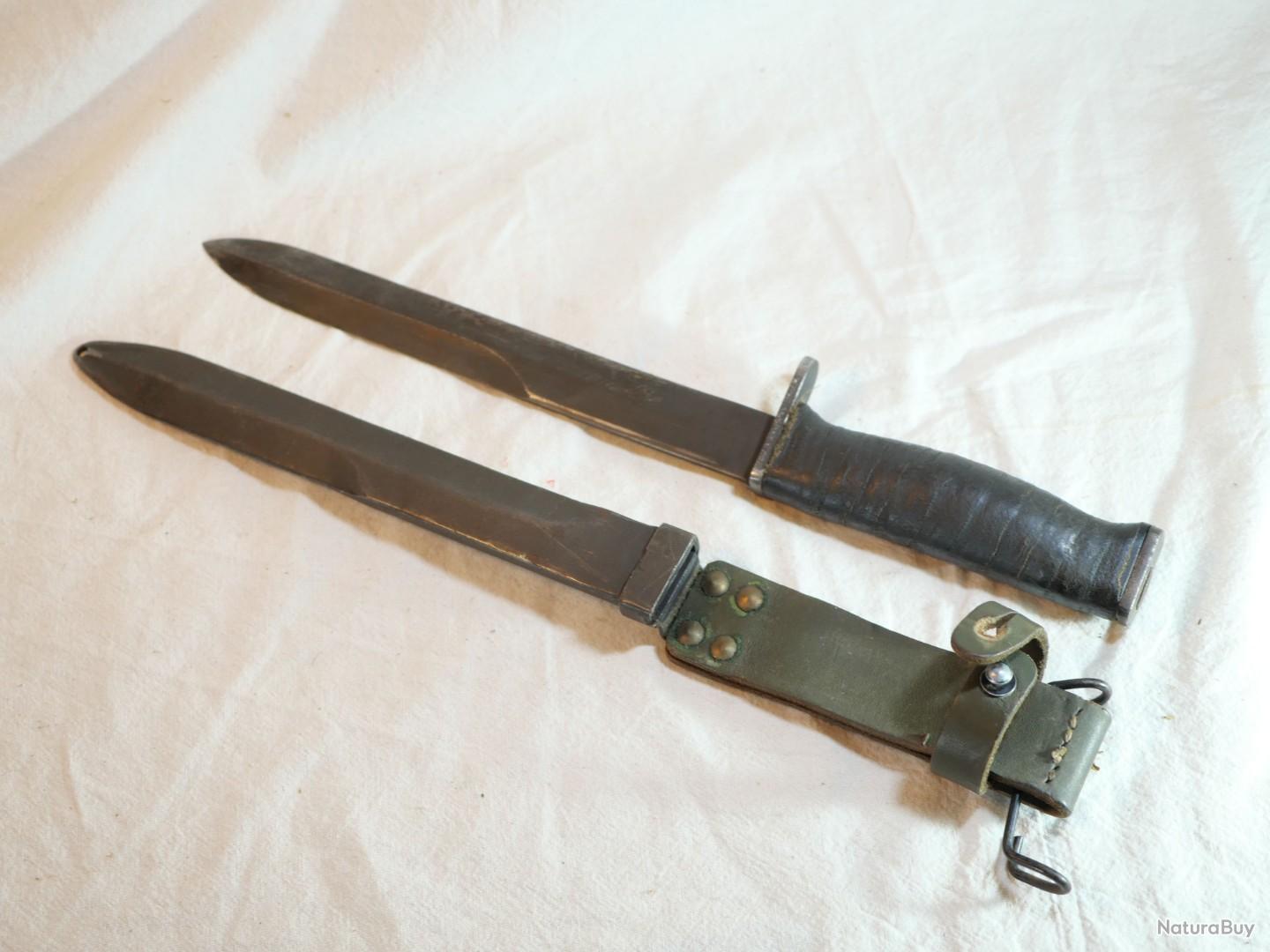 Baïonnette Famas avec fourreau transformée couteau de combat ...