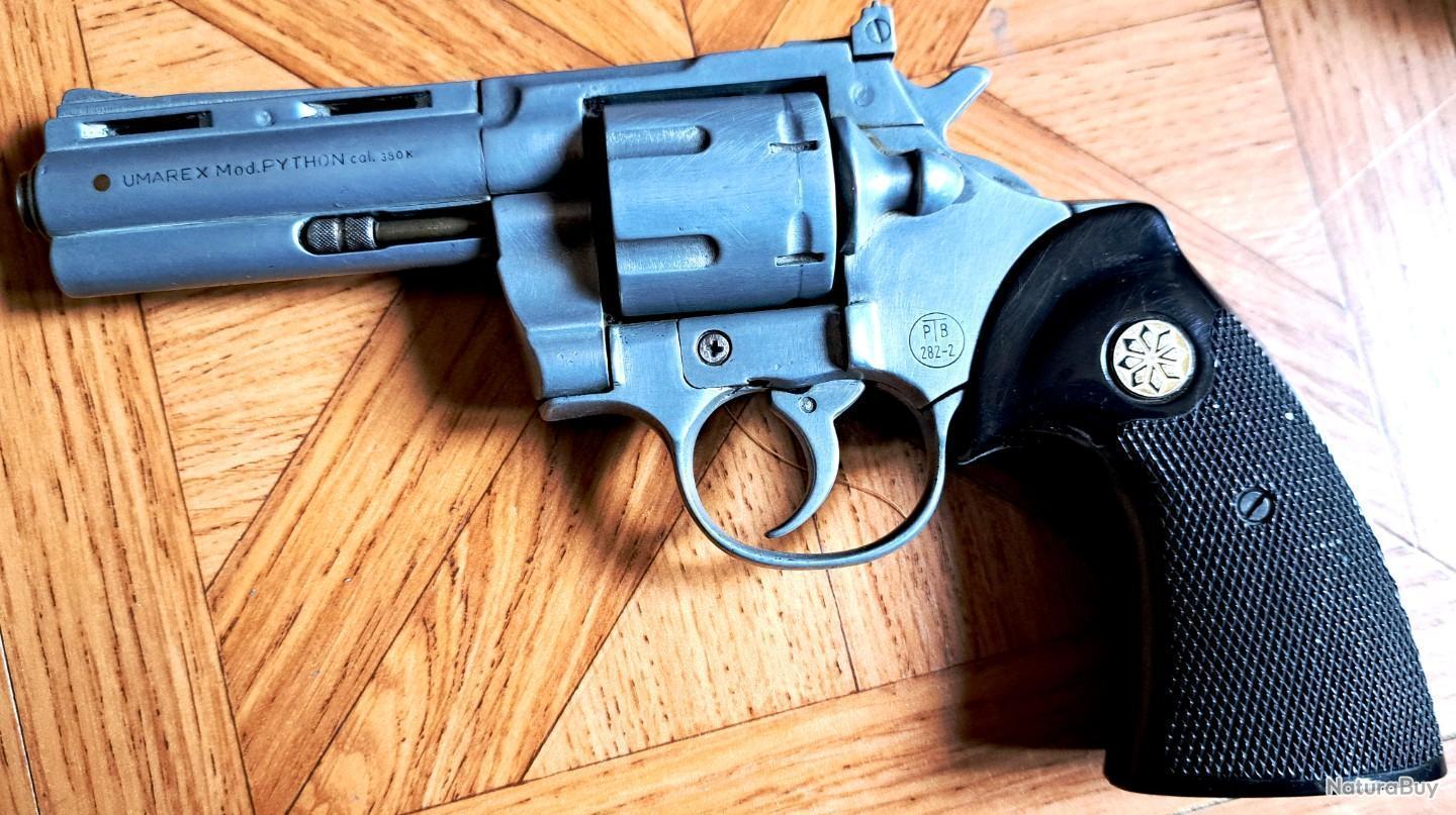 Revolver UMAREX Mod. PYTHON 4'',Calibre .380K / 9 mm PAK, Catégorie C ...