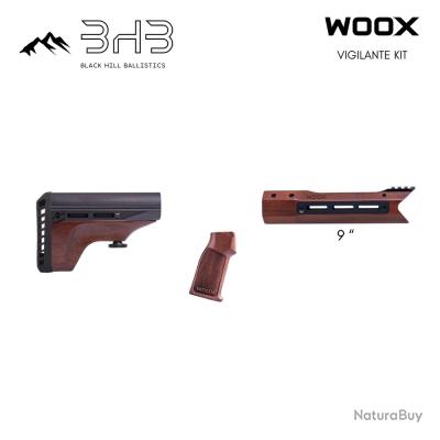 Kit AR-15 VIGILANTE - WOOX - WALNUT - 9" - Crosses tactiques (13992840)