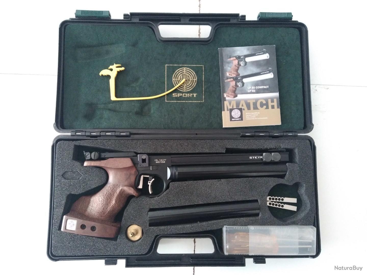 Steyr LP 50 HP droitier taille L - Pistolets de tir sportif à air ...