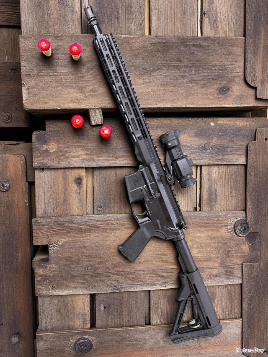 AR15 AERO PRECISION M4E1 noir canon 16'' Cal. 5.56+ Vortex strikefire ...