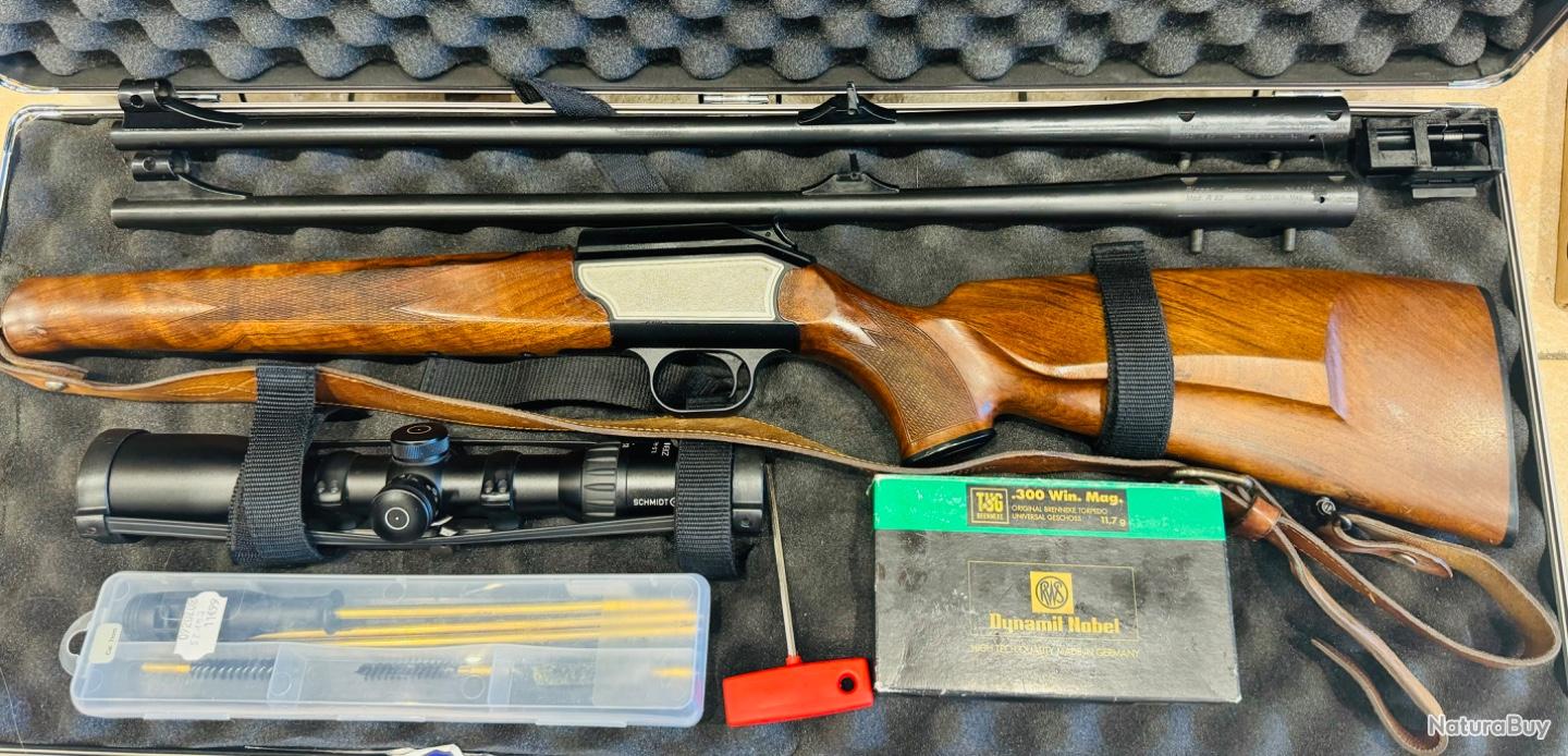 Blaser R93 avec 2 canons + lunette - Carabines à culasse linéaire ...