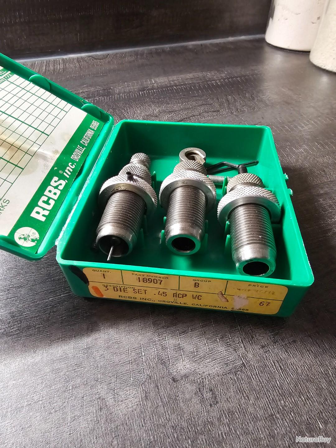 Outil rechargement 45 acp rcbs WC + shell holder - Jeux d'outils (14001845)