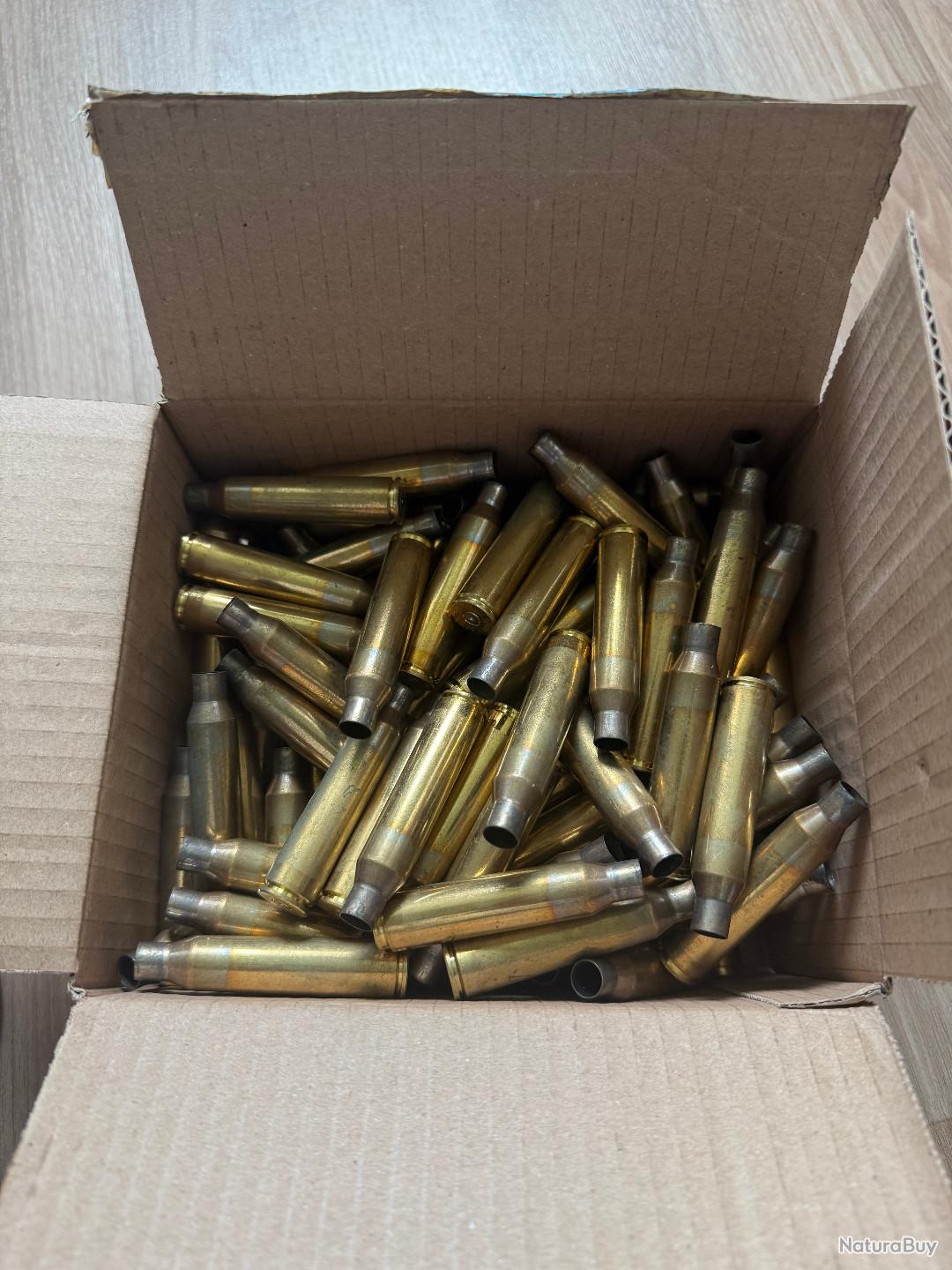 Lot de 130 douilles 338 Lapua Magnum - étuis 338 LM - marque LAPUA ...
