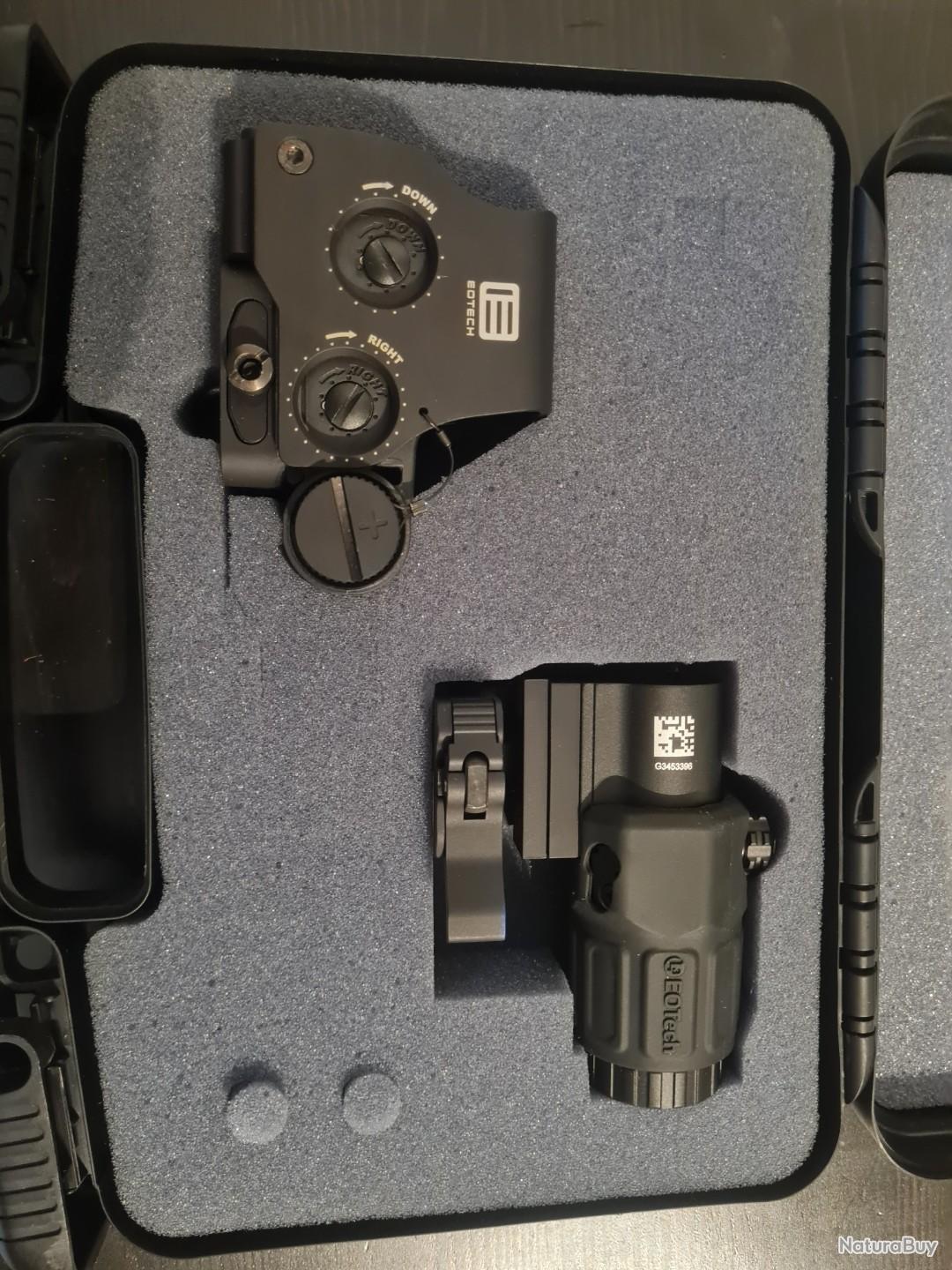 Viseur holographique Eotech avec magnifier - HHS II - Points rouges de ...