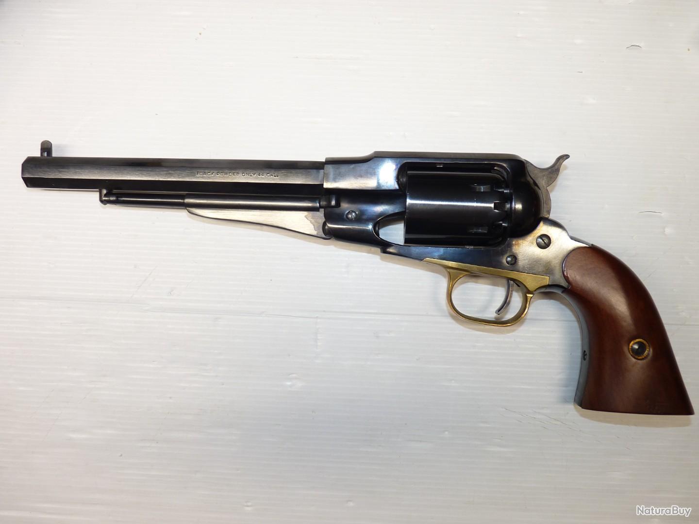 Pietta Remington 1858 New Model Army Cal.44PN canon 8" - Revolvers à ...