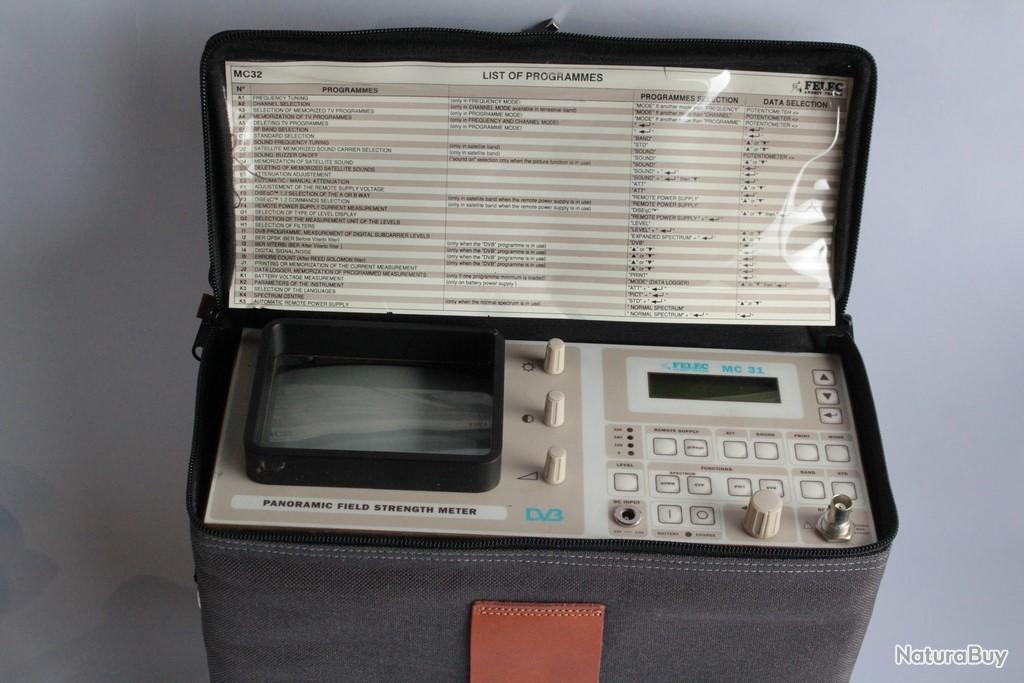 Mesureur de champs FELEC MC 31 terrestre et satellite - Objets divers ...