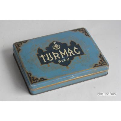 Boîte à Cigarettes tôle Turmac bleu - Objets divers (14051840)