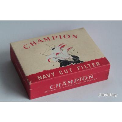 Boîte à Cigarettes carton Champion Navy Cut Filter - Objets divers ...
