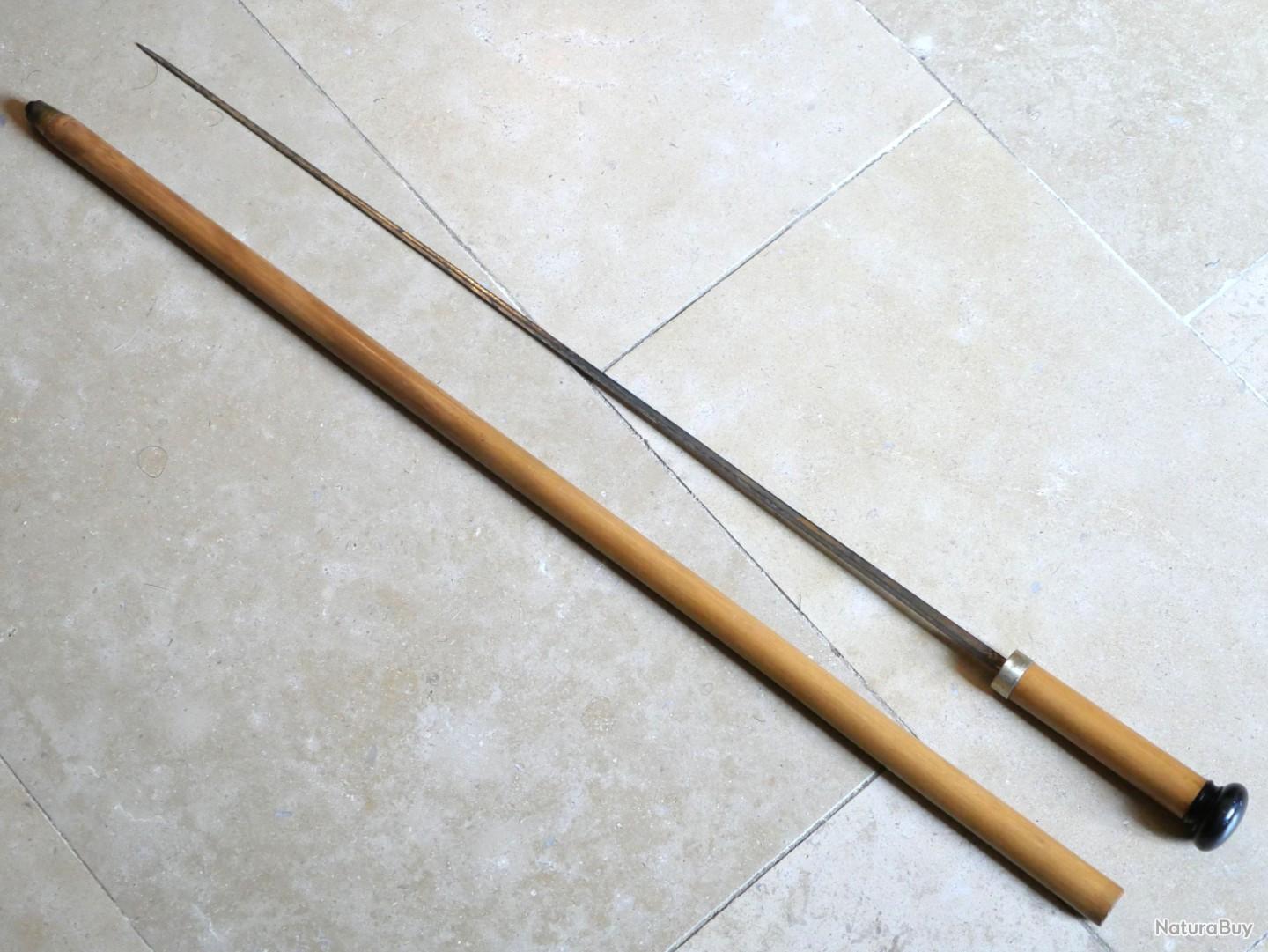 CANNE - Canne épée EN érable époque XIX - Détention Libre en Catégorie ...