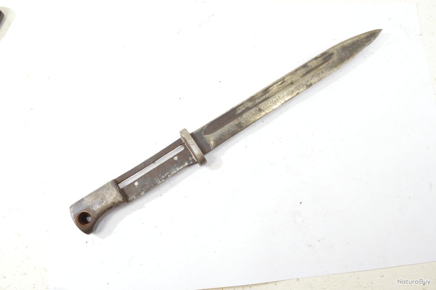 Baionnette Mauser 98K mauvais état, coup de meule - Baïonnettes (14060554)